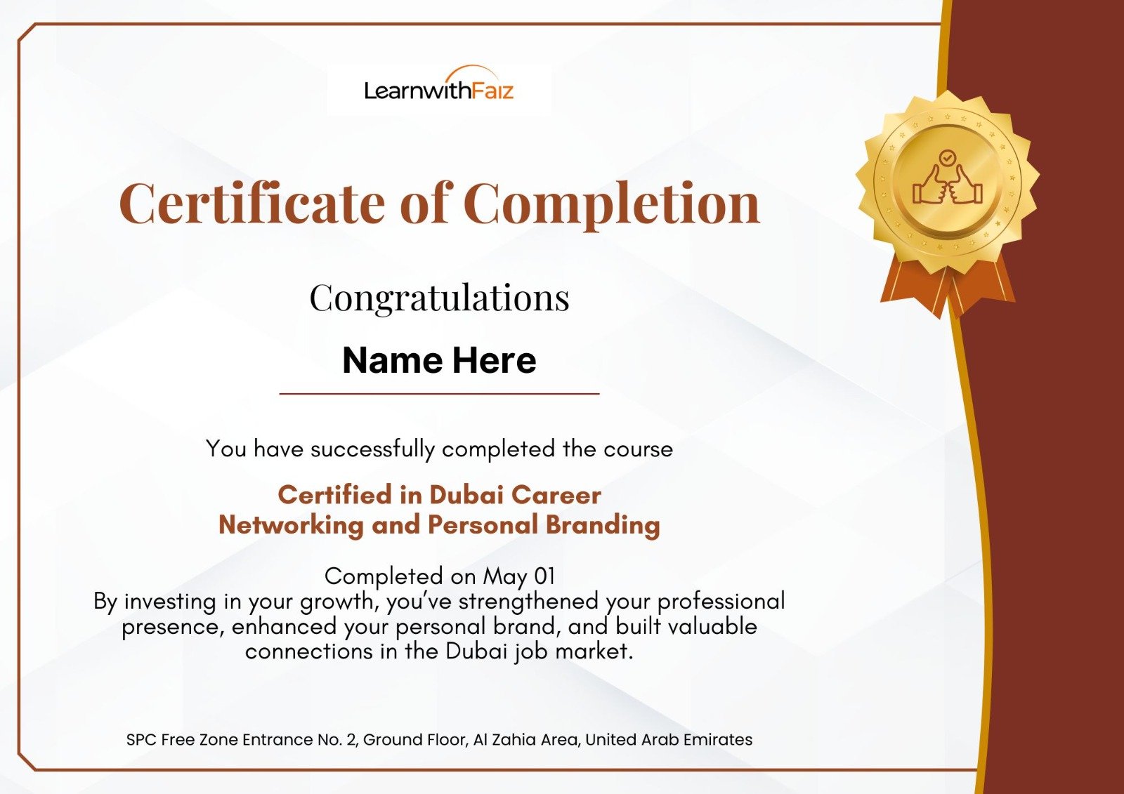 Dubai Job Interview Preparation Course | LearnwithFaiz